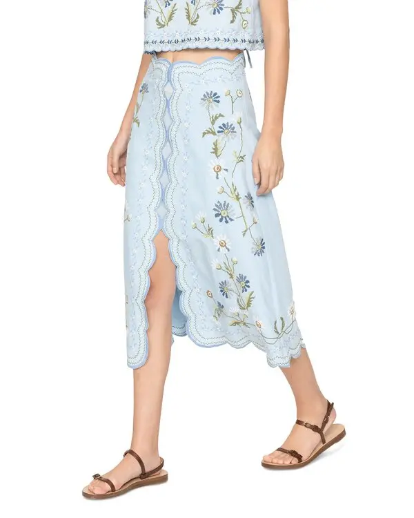Sea Audra Embroidered Skirt