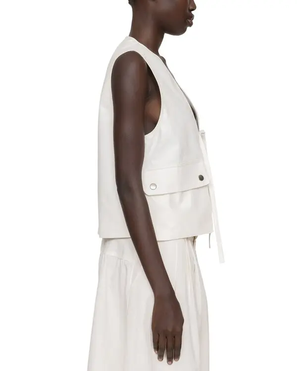 Sea Lois Twill Vest - Cream