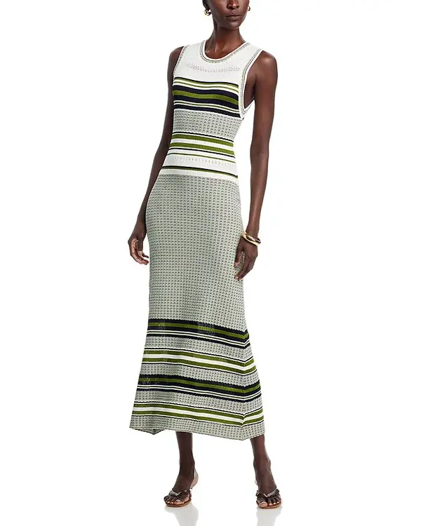 Veronica Beard Dawna Knit Dress - Navy/cactus