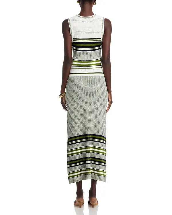 Veronica Beard Dawna Knit Dress - Navy/cactus