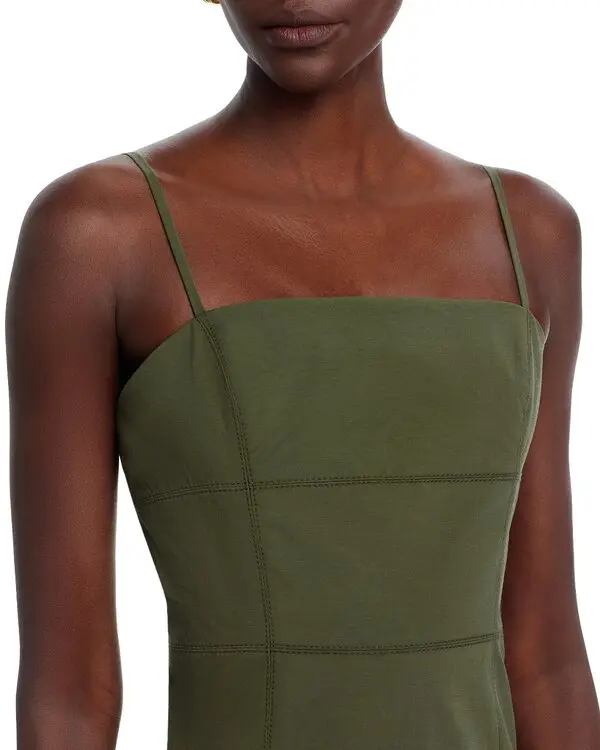 Veronica Beard Ilona Midi Dress - Army