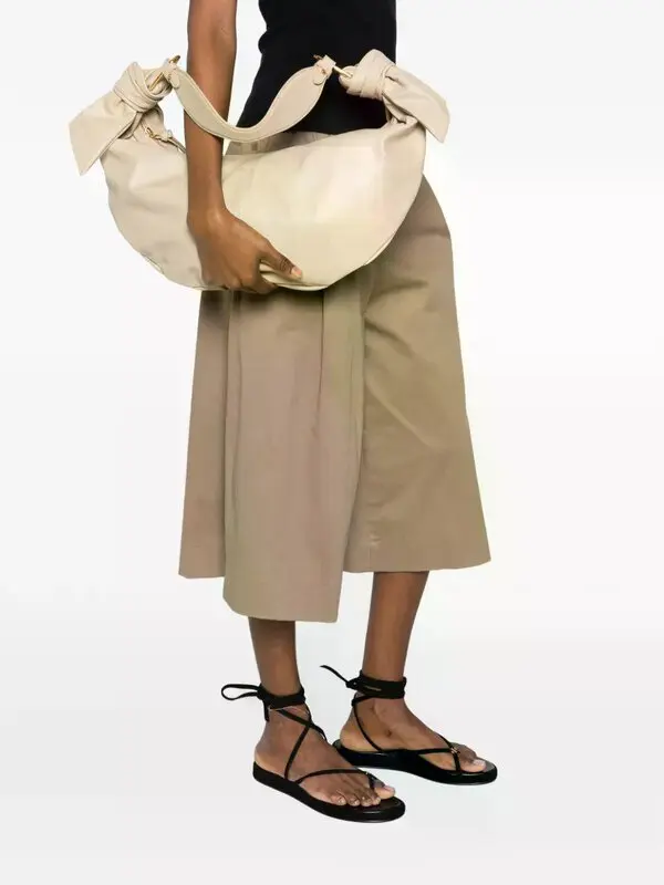 COCCINELLE Large Furoshiki Knotted-handle Shoulder Bag - Neutrals
