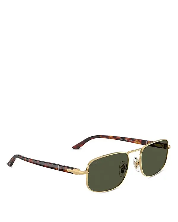 Persol Pillow Sunglasses, 56mm - Gold/green