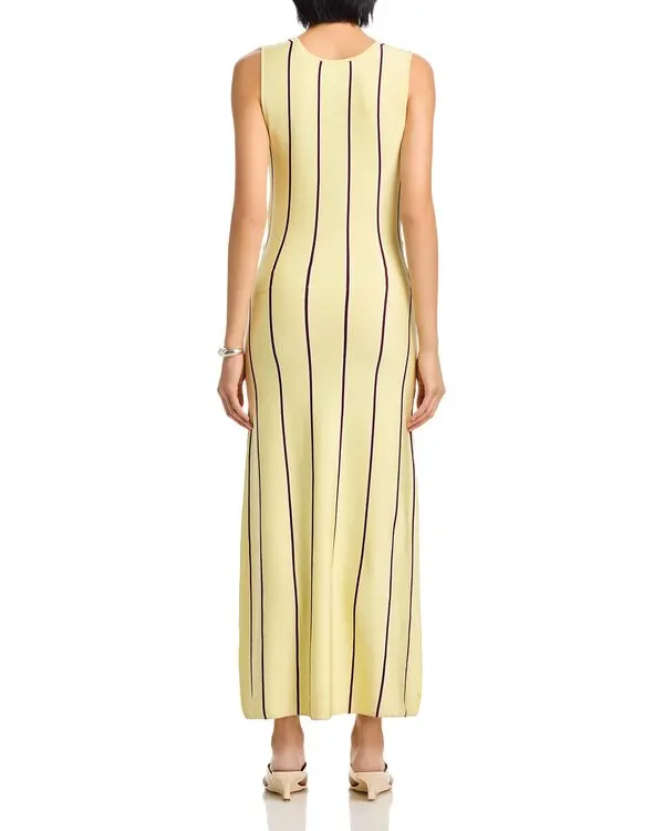 3.1 Phillip Lim Striped Midi Tank Dress - Yuzu Multi
