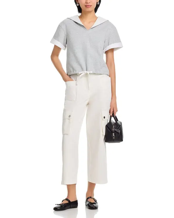 3.1 Phillip Lim French Terry Sailor Top