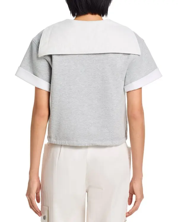 3.1 Phillip Lim French Terry Sailor Top
