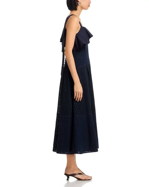 3.1 Phillip Lim Broderie Anglaise Midi Dress