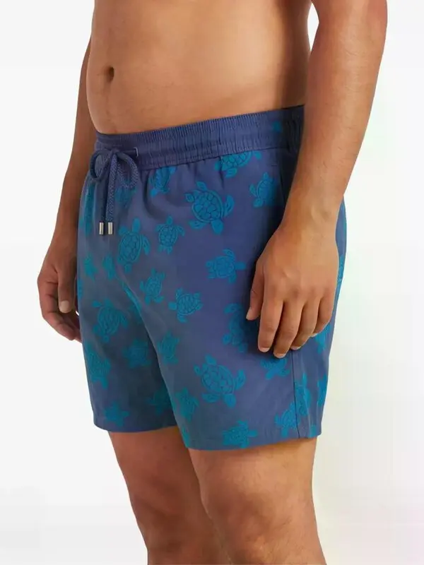 Vilebrequin Drawstring Print Shorts - Blue