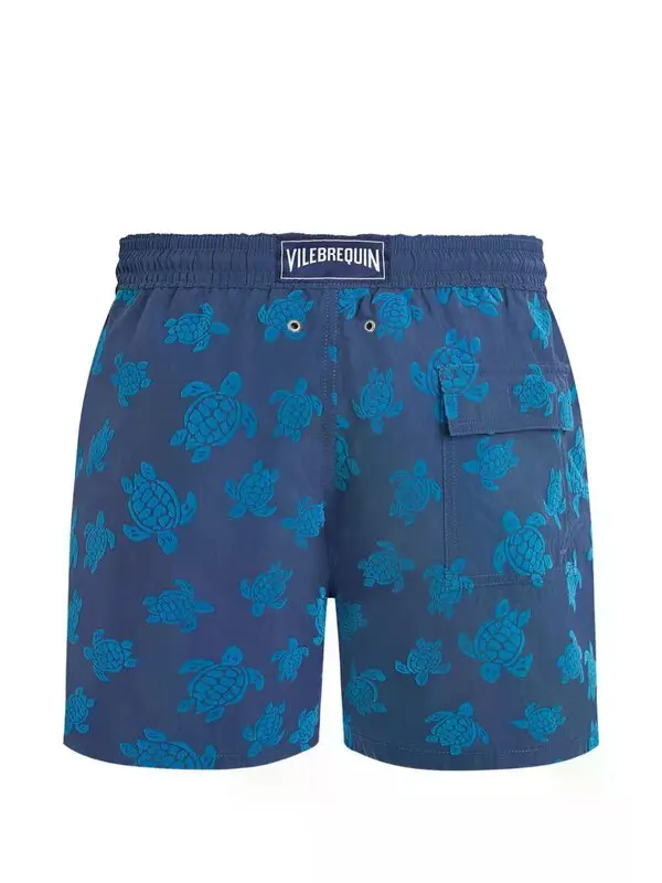 Vilebrequin Drawstring Print Shorts - Blue
