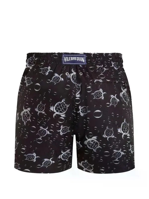Vilebrequin Turtle Print Shorts - Black