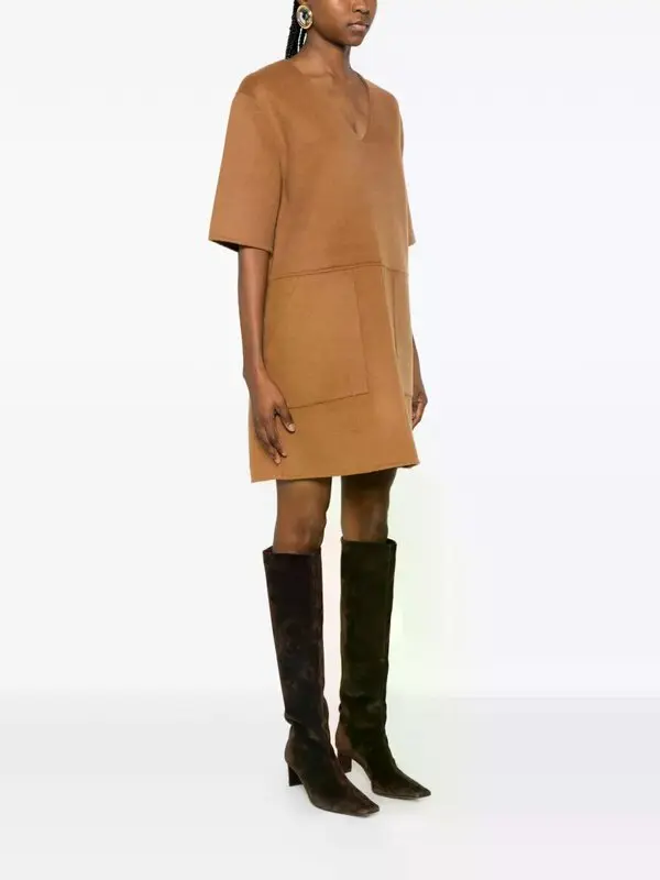 MAISON123 V-neck Mini Dress