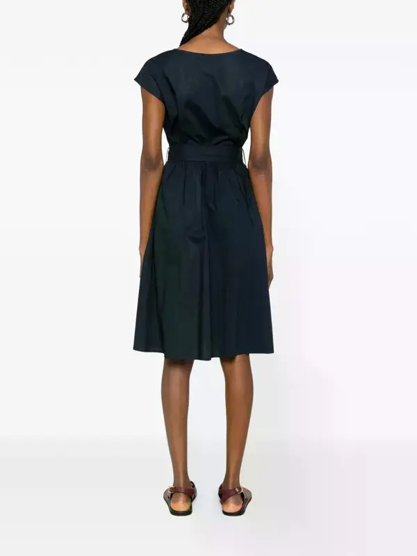 Woolrich Midi V-neck Dress - Blue