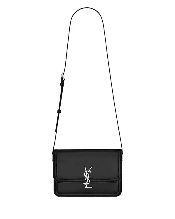 Saint Laurent Solferino Medium Satchel - Black