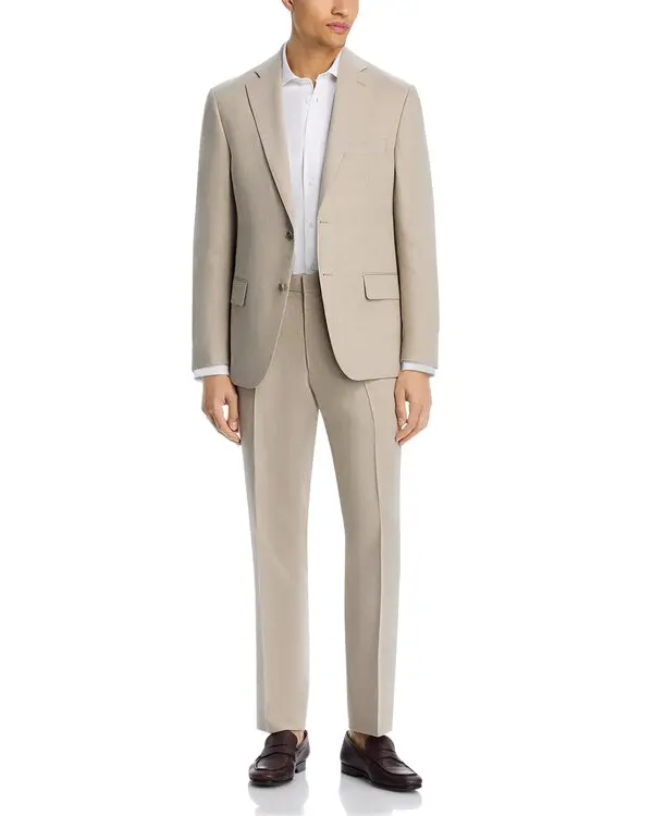 Vince Slim-fit Linen Suit Jacket - Oatmeal