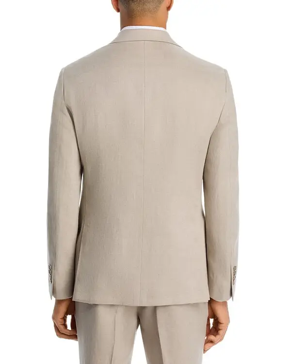 Vince Slim-fit Linen Suit Jacket - Oatmeal
