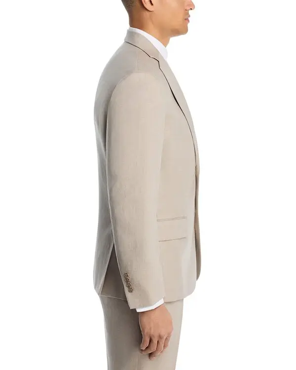 Vince Slim-fit Linen Suit Jacket - Oatmeal