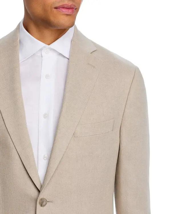 Vince Slim-fit Linen Suit Jacket - Oatmeal