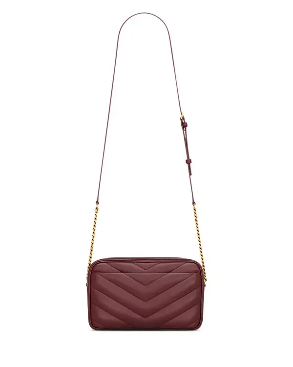 Saint Laurent Loulou Camera Bag - Rouge Cabernet