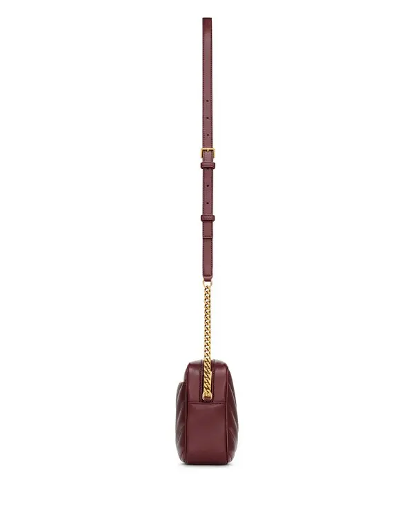 Saint Laurent Loulou Camera Bag - Rouge Cabernet
