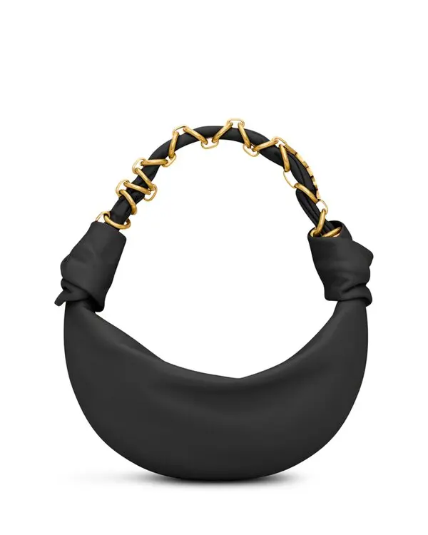 Saint Laurent Amalia Mini Hobo Bag - Black