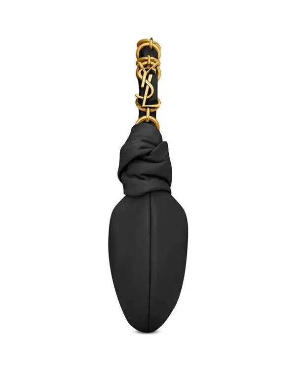 Saint Laurent Amalia Mini Hobo Bag - Black