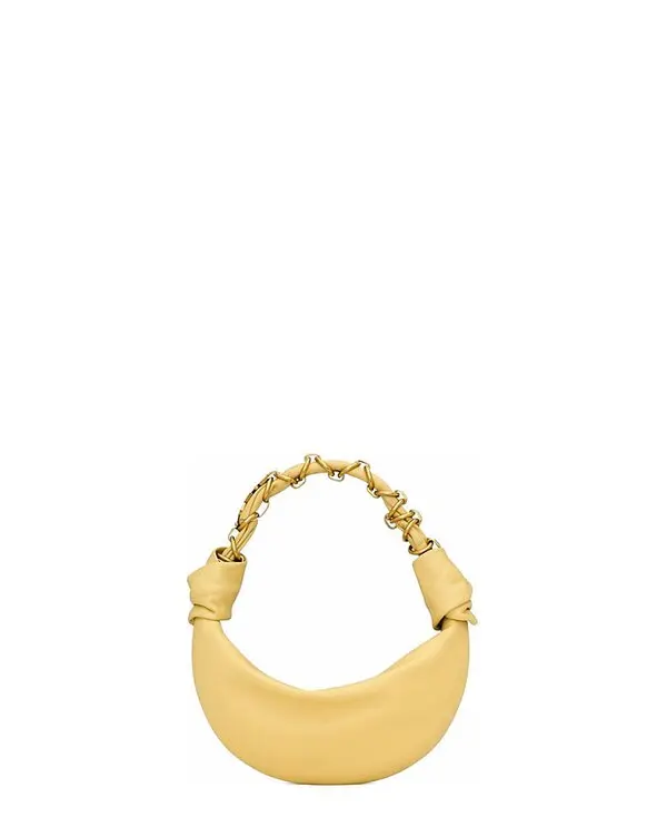 Saint Laurent Amalia Mini Hobo Bag - Soft Lemon