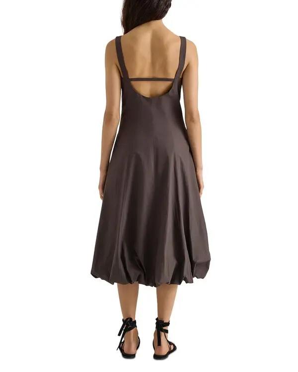 Proenza Schouler White Label Ella Midi Dress - Coffee