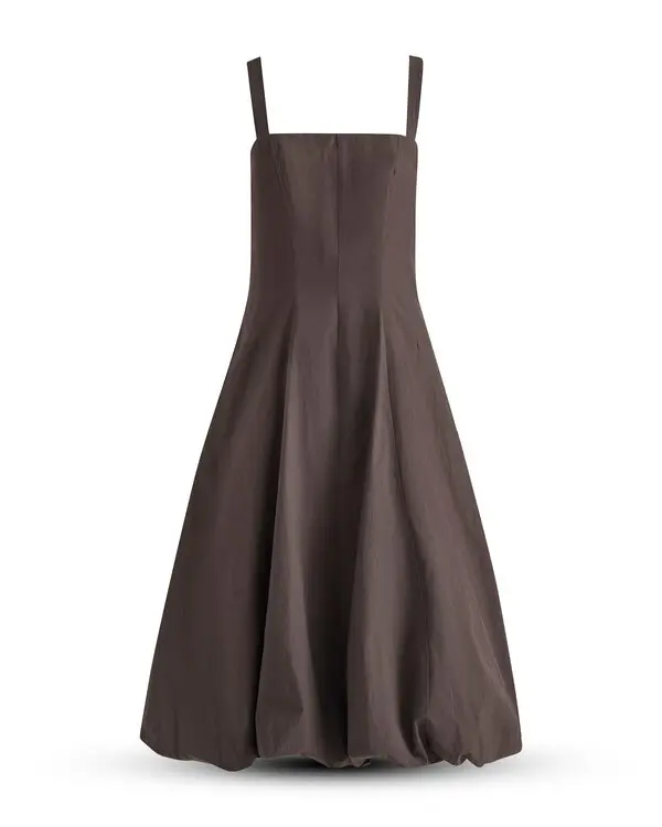 Proenza Schouler White Label Ella Midi Dress - Coffee