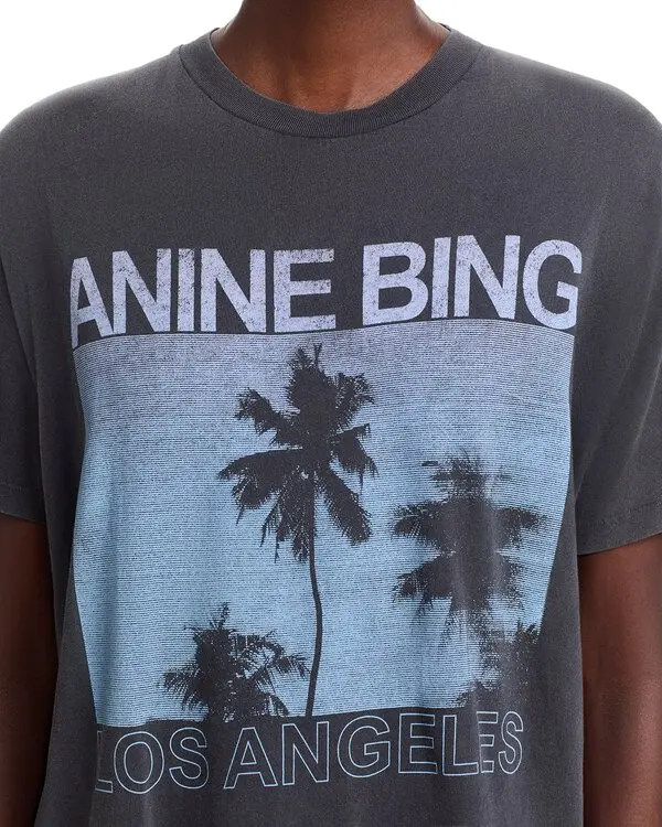 ANINE BING Cade Palms Tee - Grey
