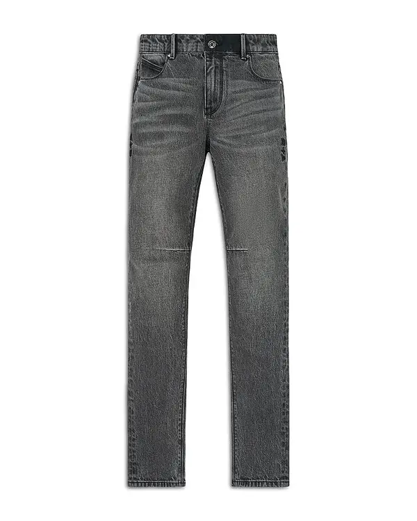 RtA Skinny Whiskered Jeans - Midnight Ash