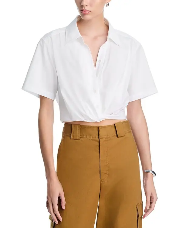 A.L.C. Lily Cropped Shirt