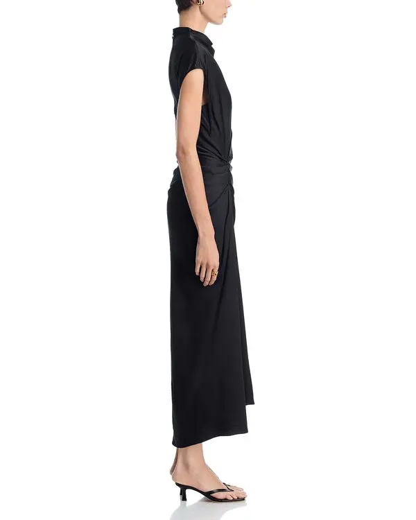 A.L.C. Alma Gathered Midi Dress