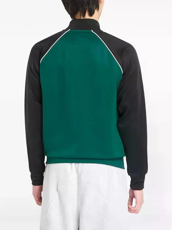 Adidas 3-stripes Zip-up Sweatshirt - Green