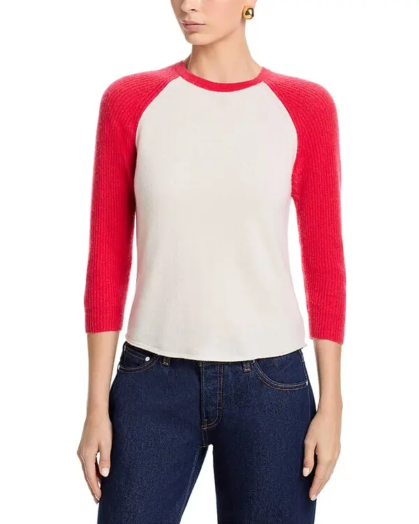 Guest In Residence Cashmere Baseball Sweater