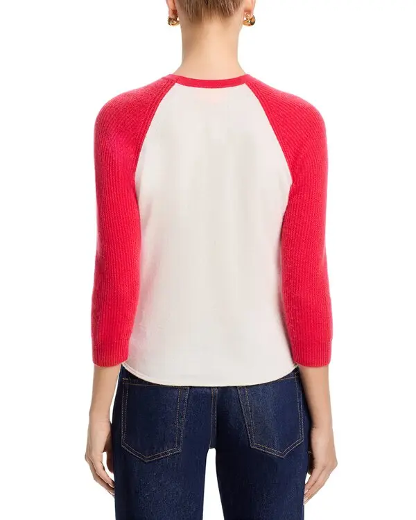 Guest In Residence Cashmere Baseball Sweater
