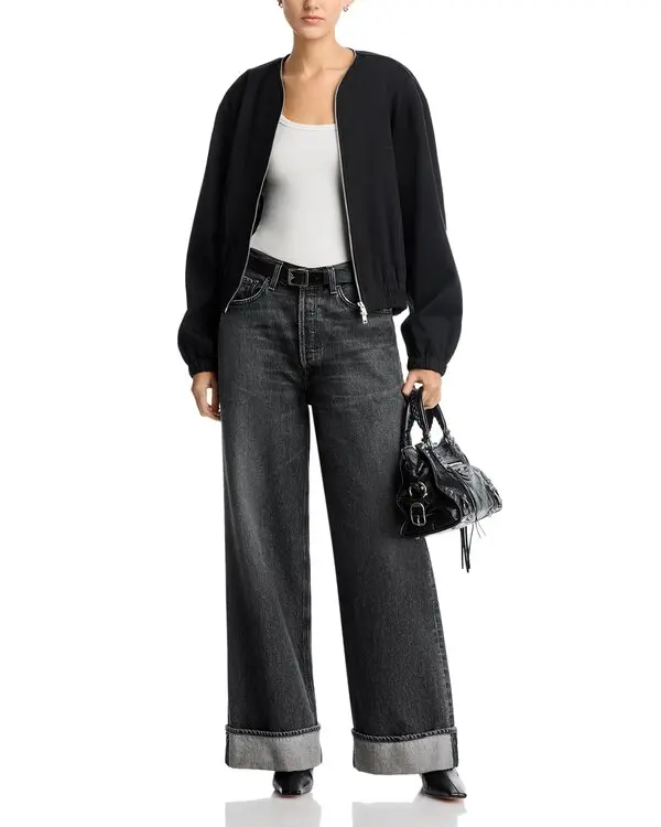 Alexander Wang Zip-up Cotton Coaches Jacket