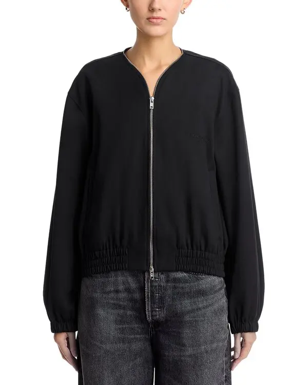 Alexander Wang Zip-up Cotton Coaches Jacket