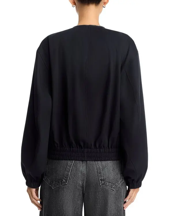 Alexander Wang Zip-up Cotton Coaches Jacket
