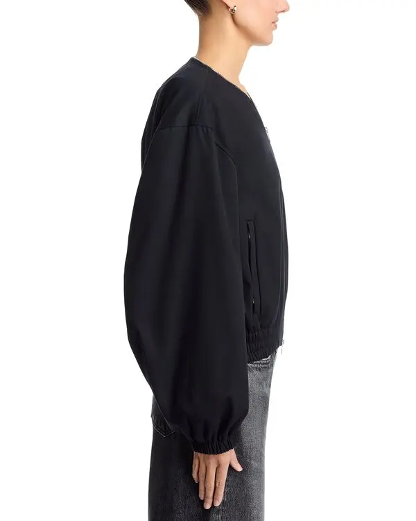 Alexander Wang Zip-up Cotton Coaches Jacket