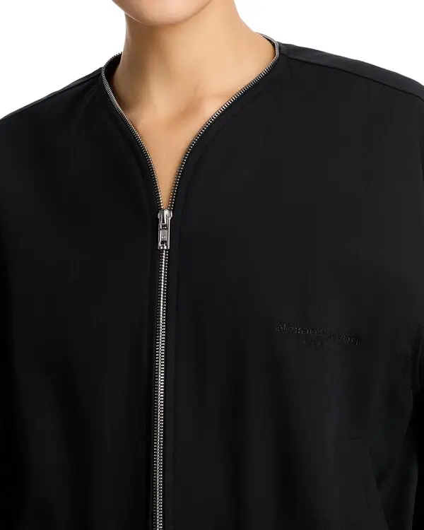 Alexander Wang Zip-up Cotton Coaches Jacket