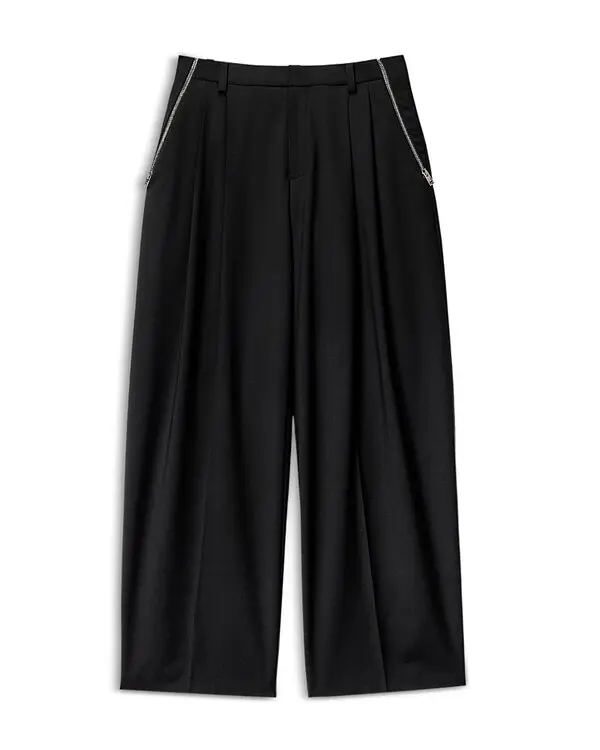Alexander Wang T Wool Blend Pleated Pants