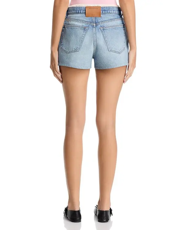 Alexander Wang Denim Shorts - Authentic Light Indigo