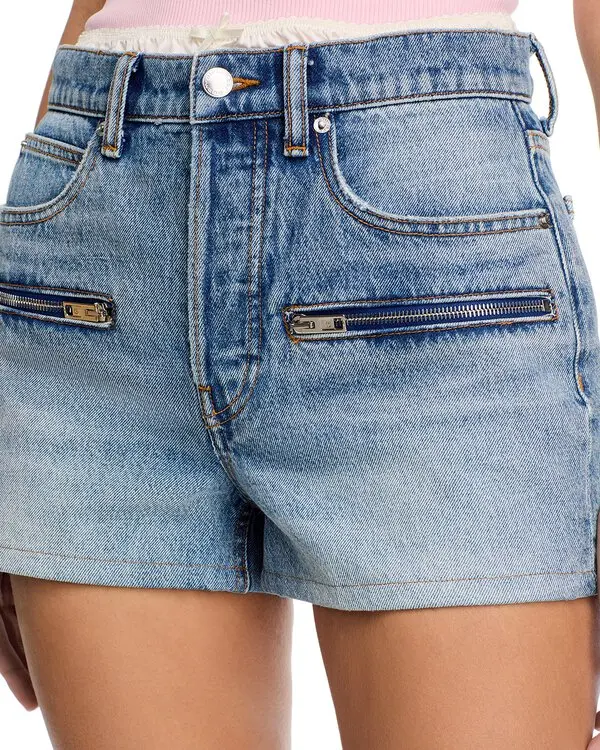 Alexander Wang Denim Shorts - Authentic Light Indigo