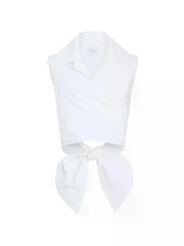 PATOU Draped Sleeveless Top