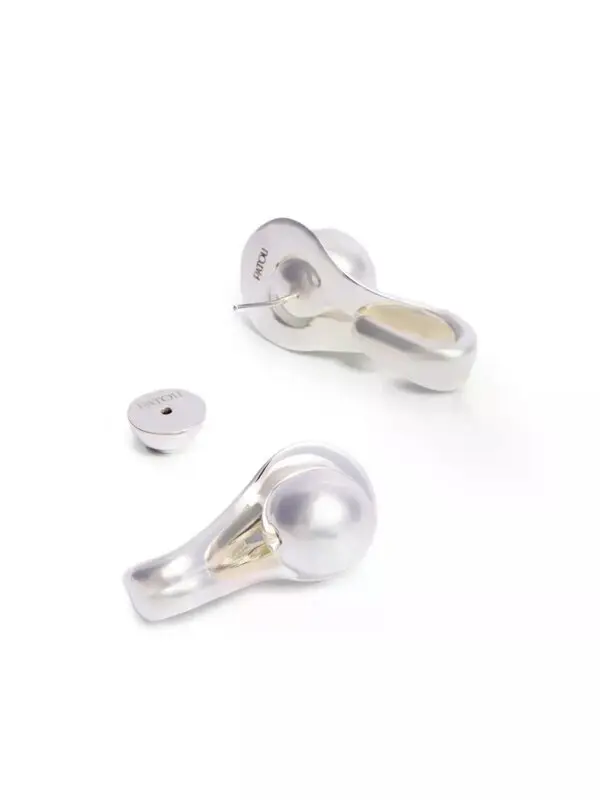 PATOU Asymmetric Stud Earrings
