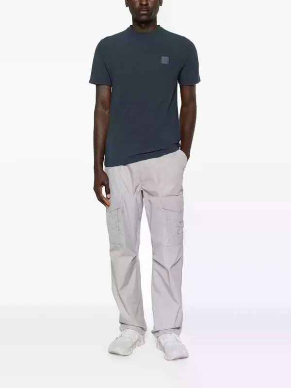 Stone Island Ghost Logo-patch T-shirt - Blue