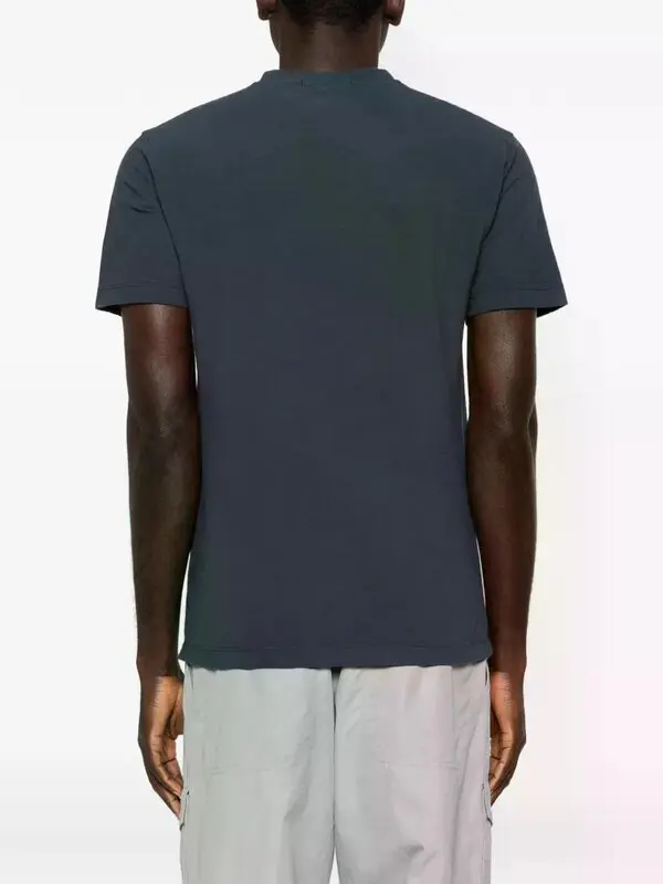 Stone Island Ghost Logo-patch T-shirt - Blue
