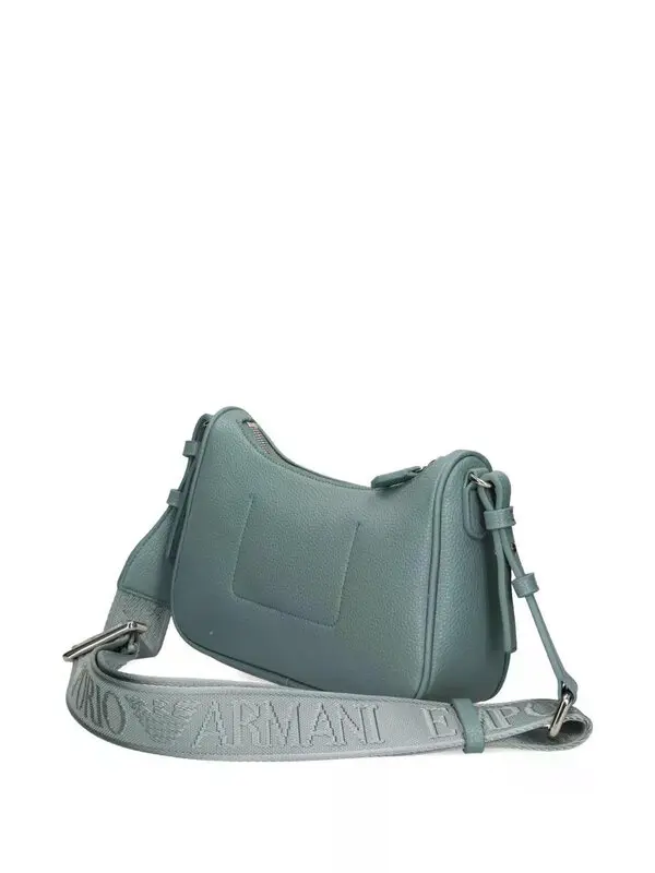 Emporio Armani Cross Body Bag With Logo Strap - Blue