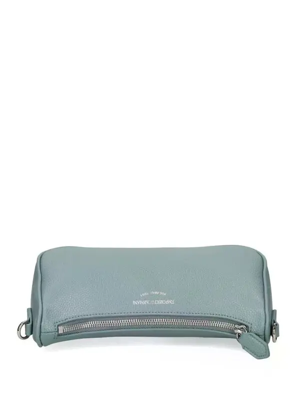 Emporio Armani Cross Body Bag With Logo Strap - Blue