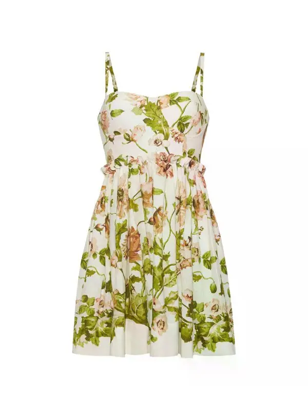Cara Cara Kori Floral-print Ruffled Dress